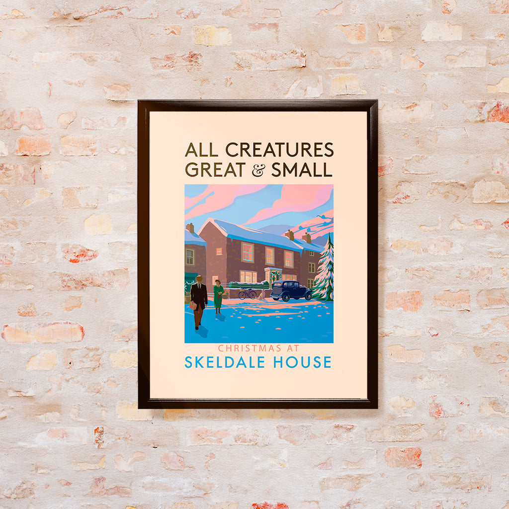 All Creatures Great and Small - Christmas at Skeldale House Art Print ...